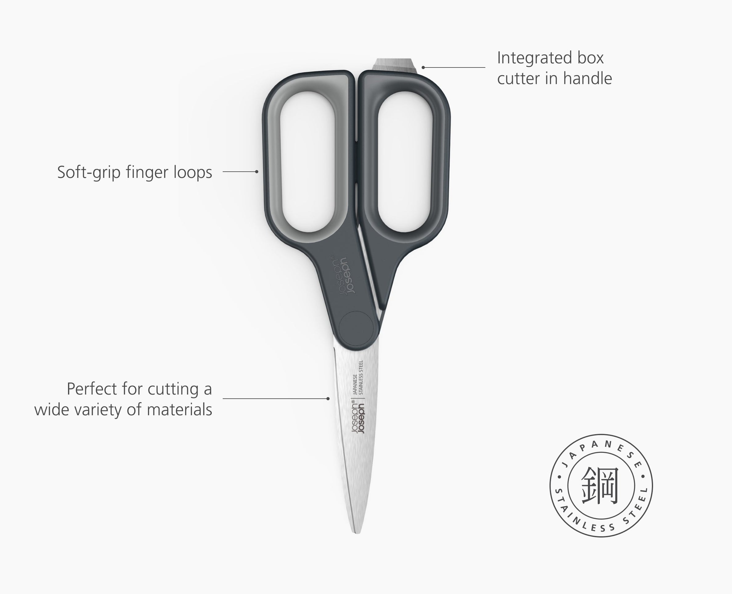 Scissors with Box Cutter PlusCut™ | Joseph Joseph UK