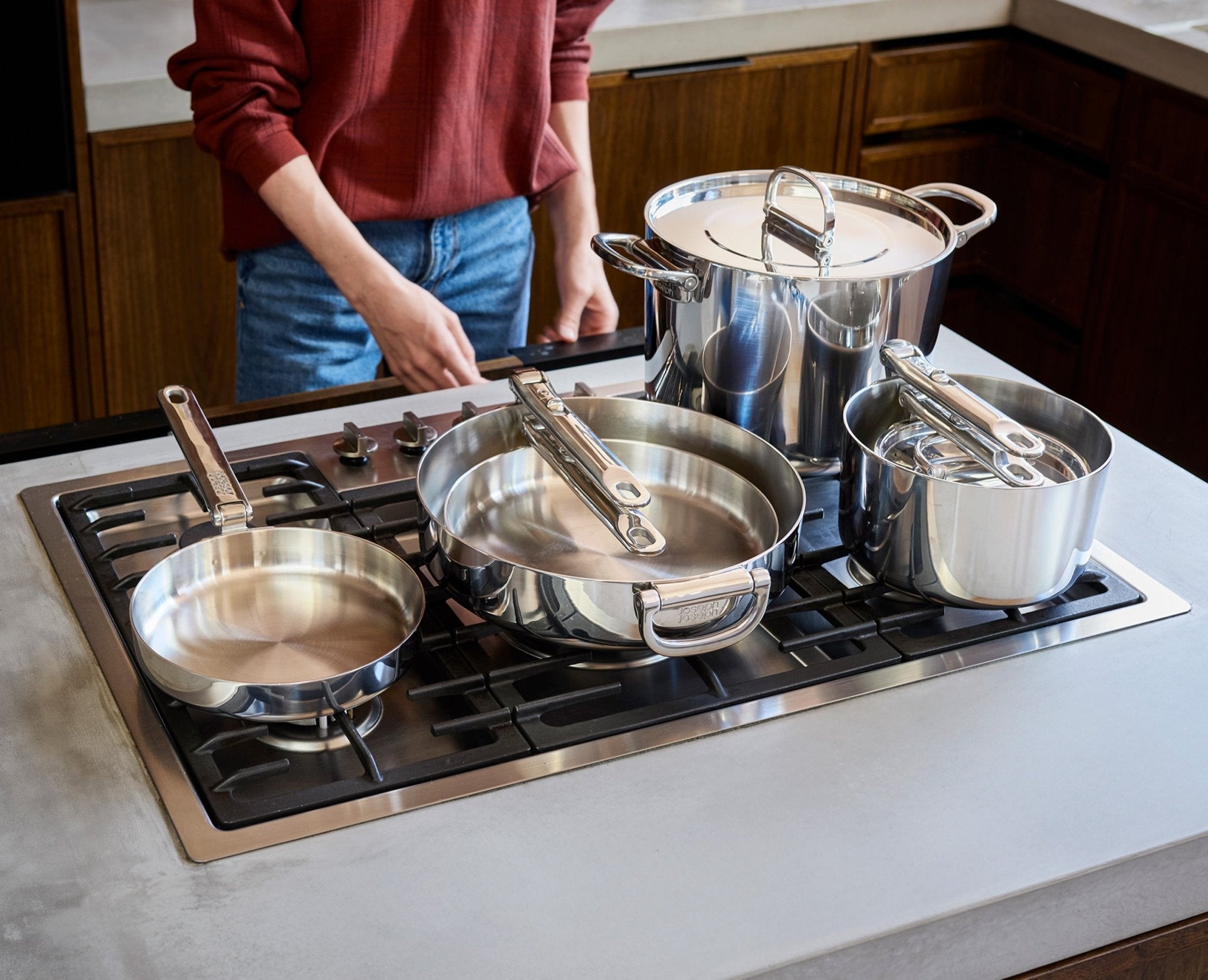 6-piece Stainless Steel Cookware Set | Joseph Joseph UK