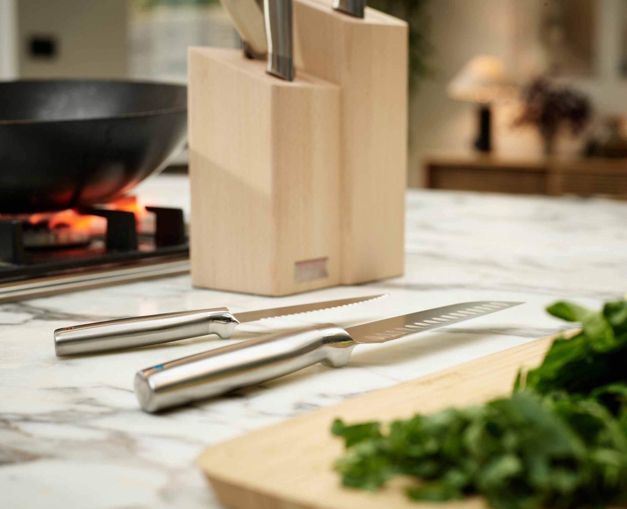 Fusion 5-Piece Knife Block With Scissors | Joseph Joseph UK