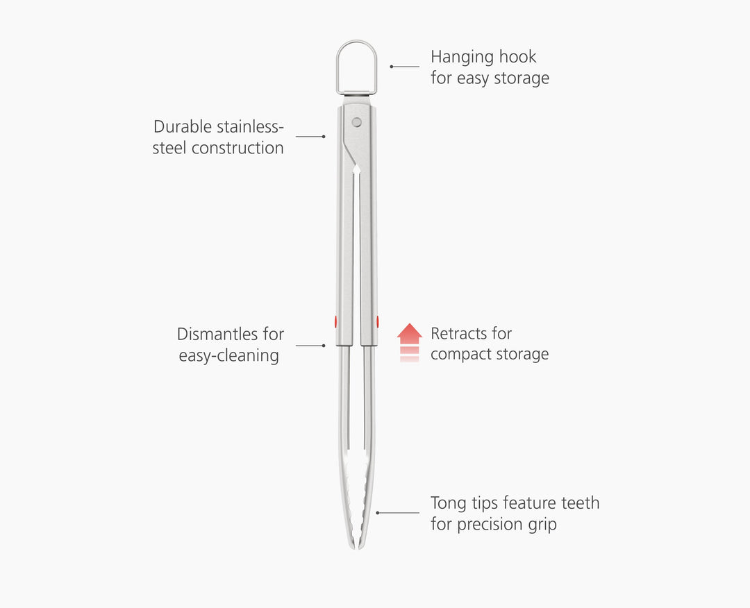 Retractable BBQ Tongs GrillOut™ | Joseph Joseph UK