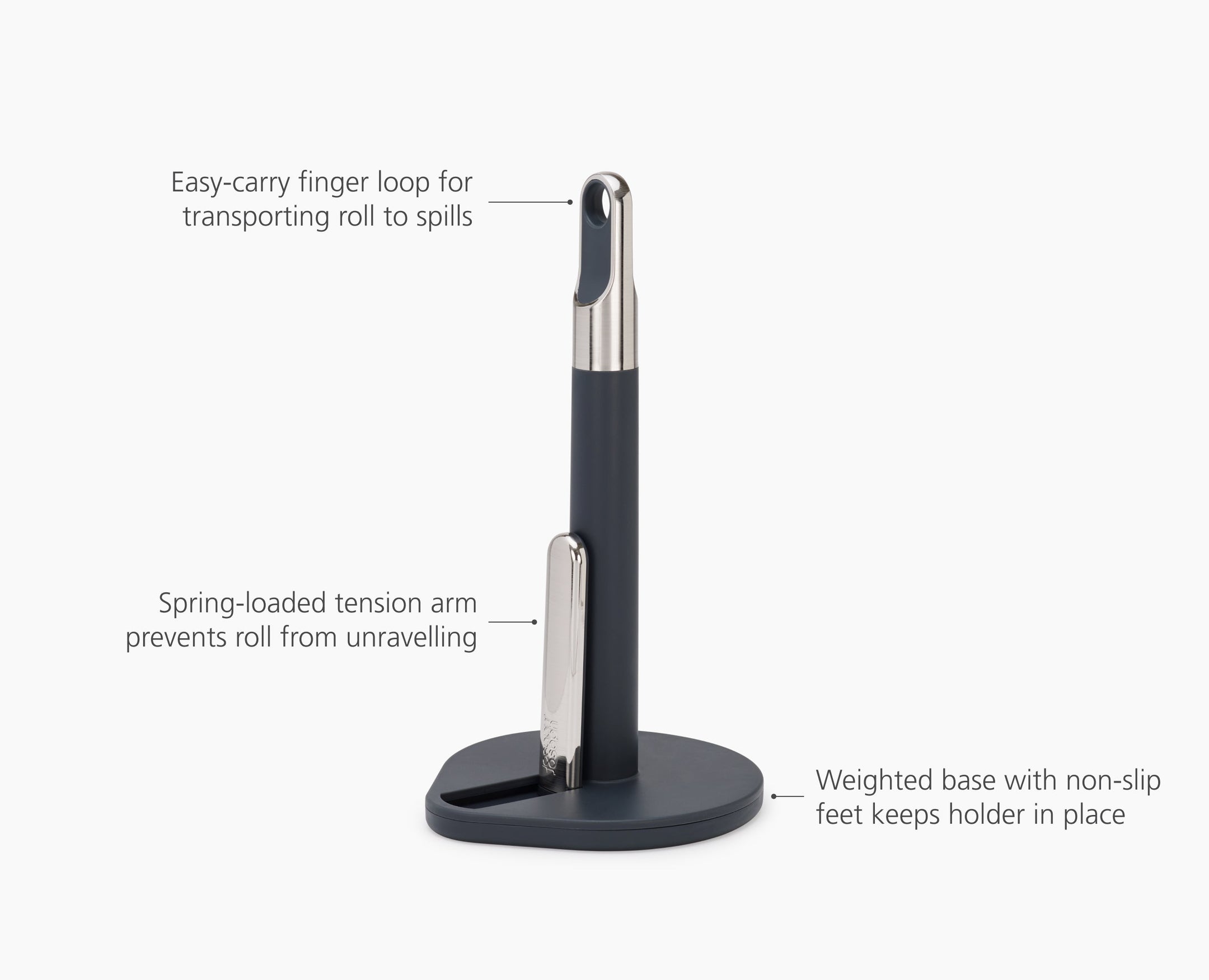 Kitchen Roll Holder with Tension Grip Hold™ | Joseph Joseph UK