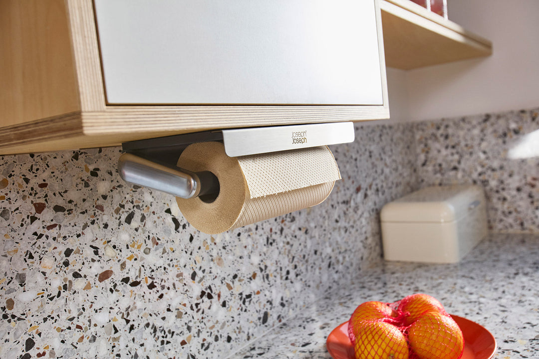 Under-shelf Kitchen Roll Holder RollGrip™ | Joseph Joseph UK