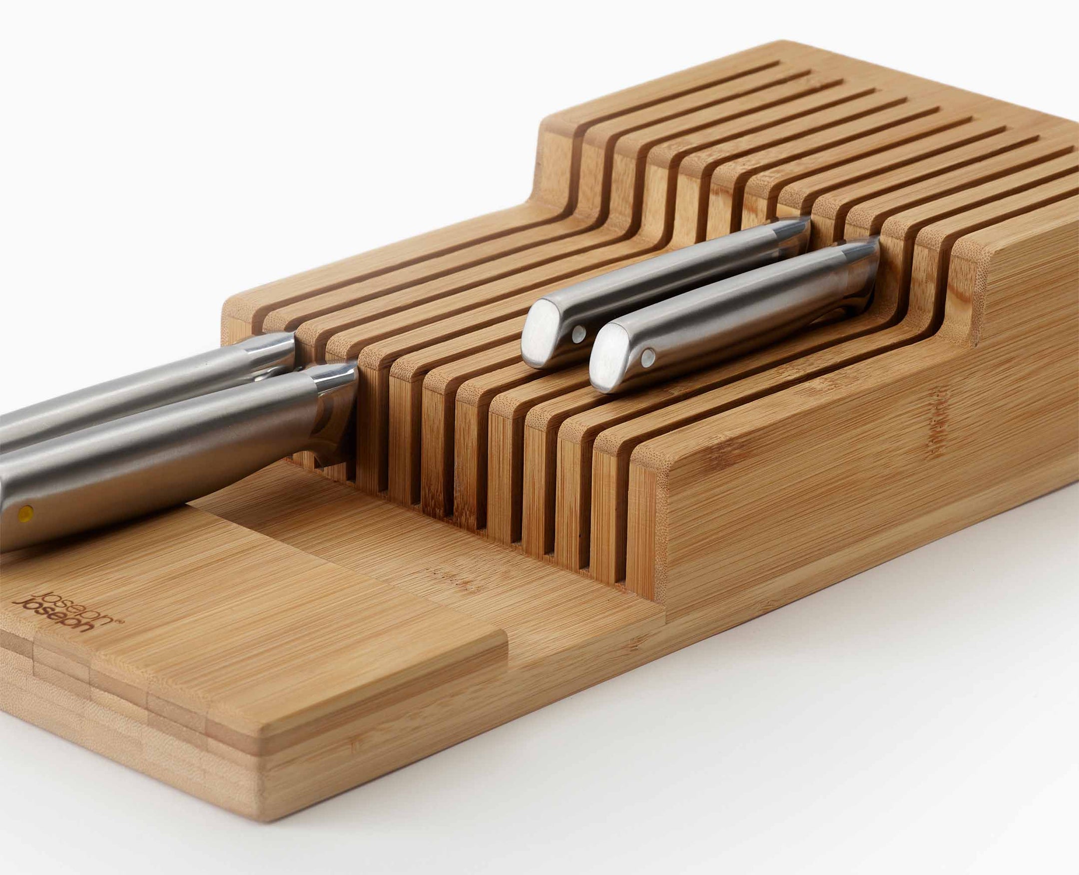 Large Bamboo In-Drawer Knife Organiser | Joseph Joseph UK