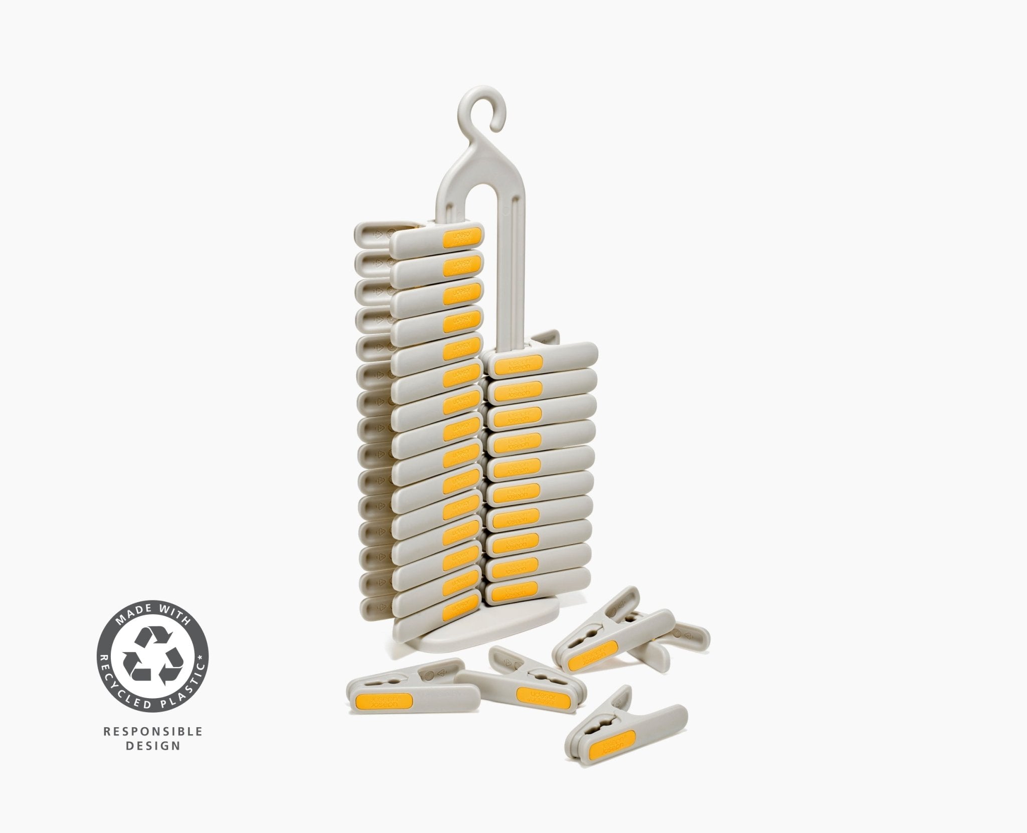 30-Piece Clothes Pegs & Storage Stand Set | Joseph Joseph UK