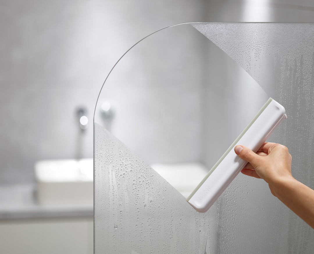 Light Grey Shower Squeegee Set (2 pack) | Joseph Joseph UK