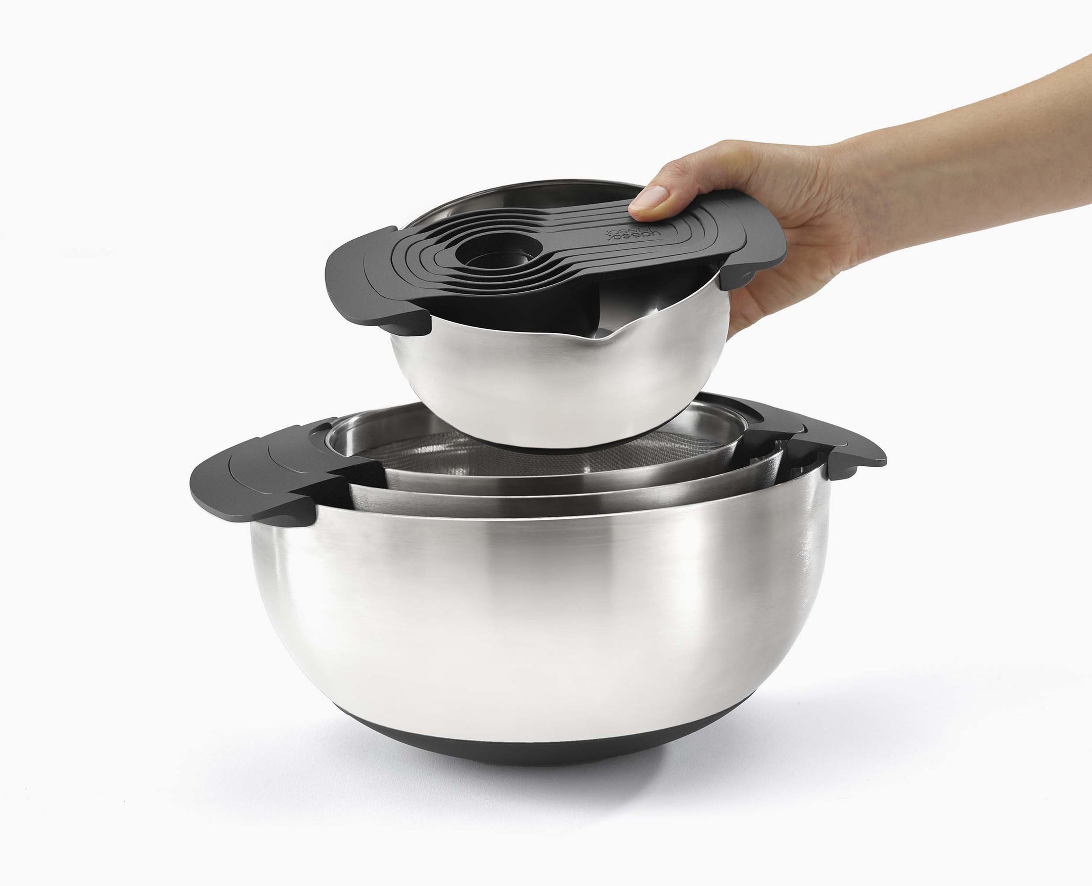 Nest™ 9 Steel Food Preparation Set | Joseph Joseph UK